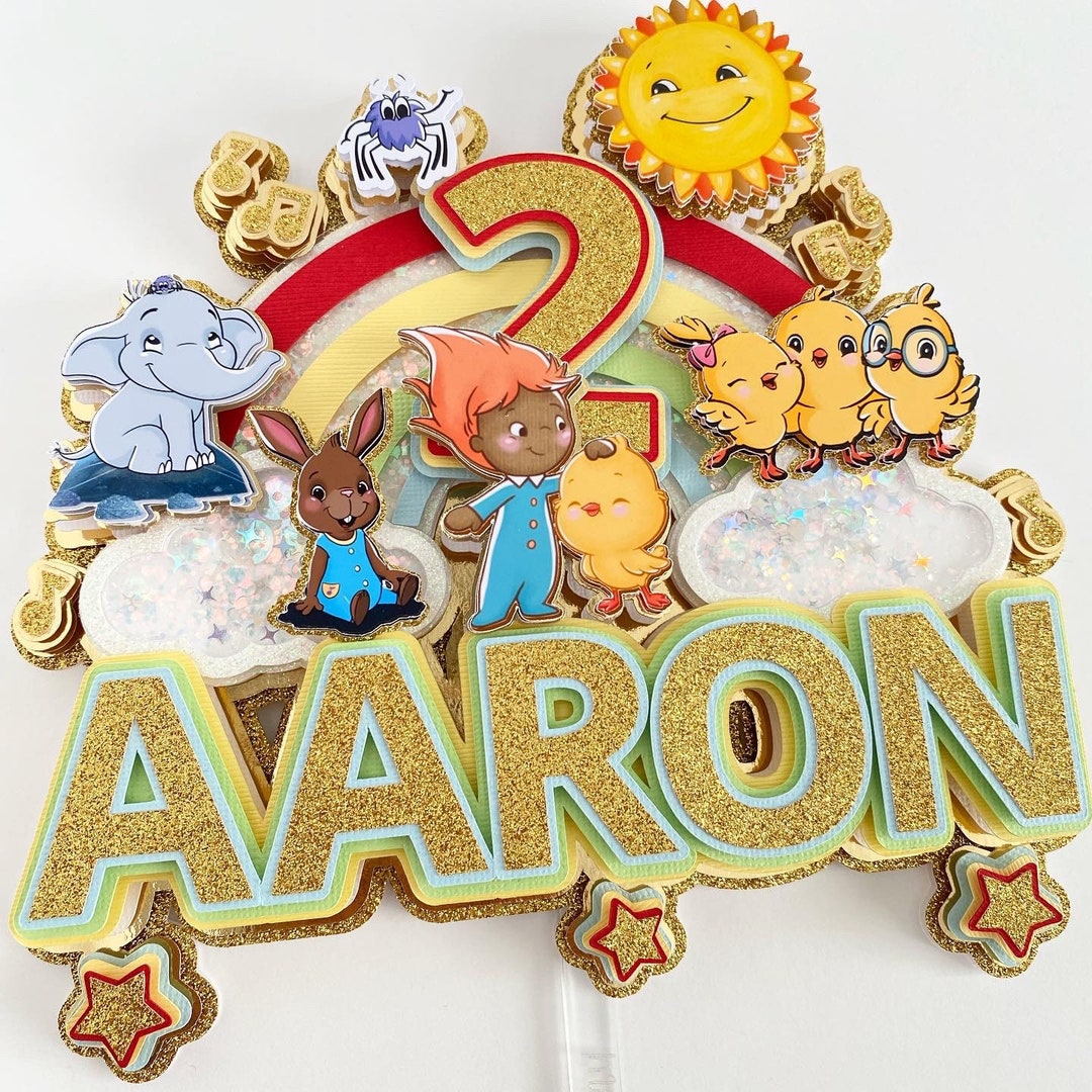 Canticos Cake Topper,canticos Cake Topper Shaker,pollitos Cake Topper ...