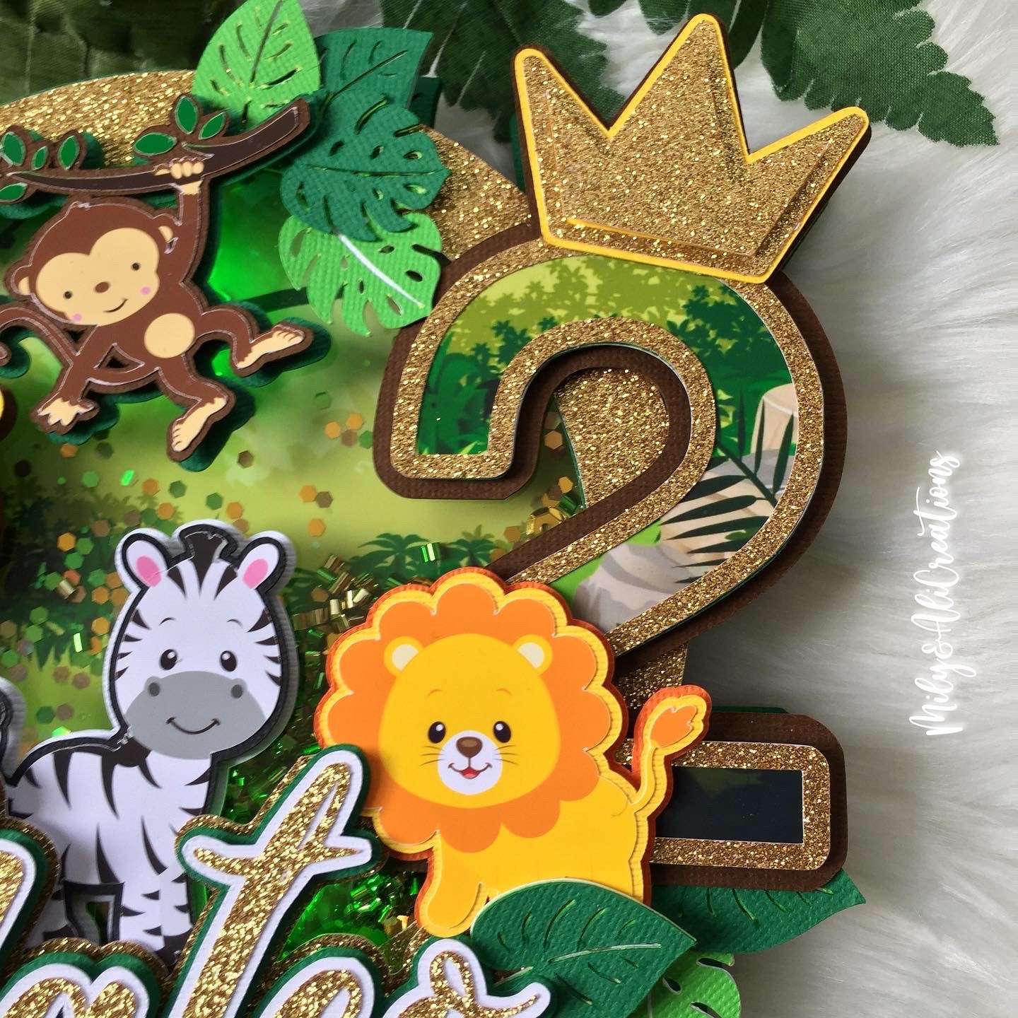 Safari Cake Toppersafari Party Decorations Wild One - Etsy