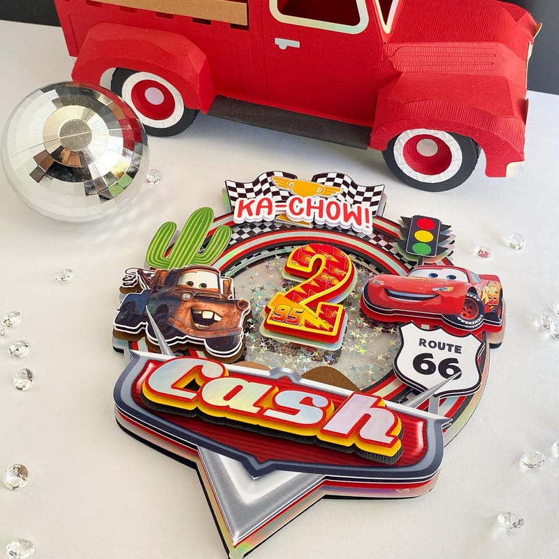 Cars Cake Topper - Etsy