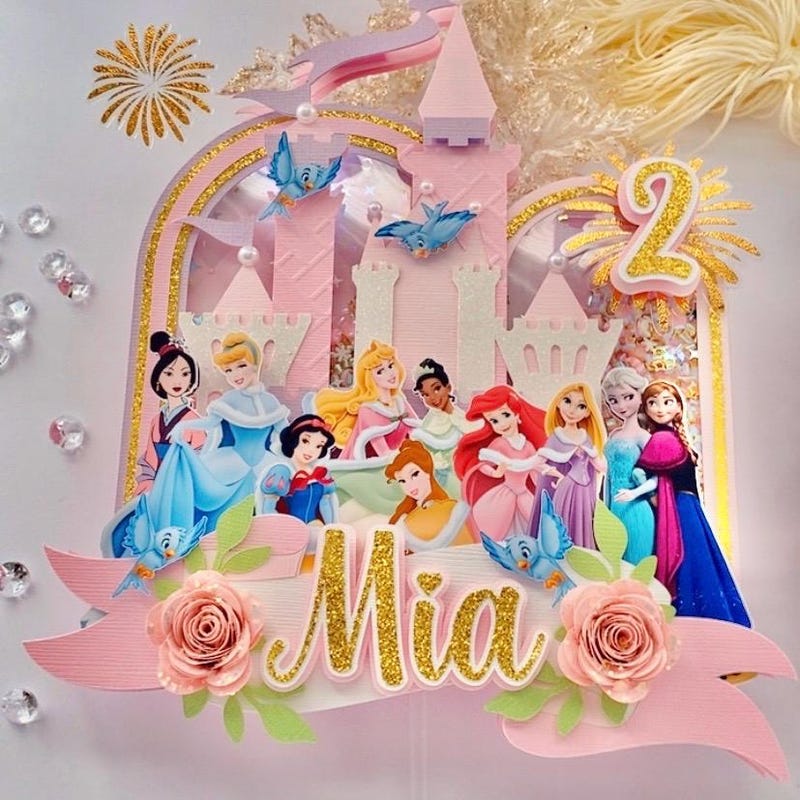 Castle Cake Topper - Etsy