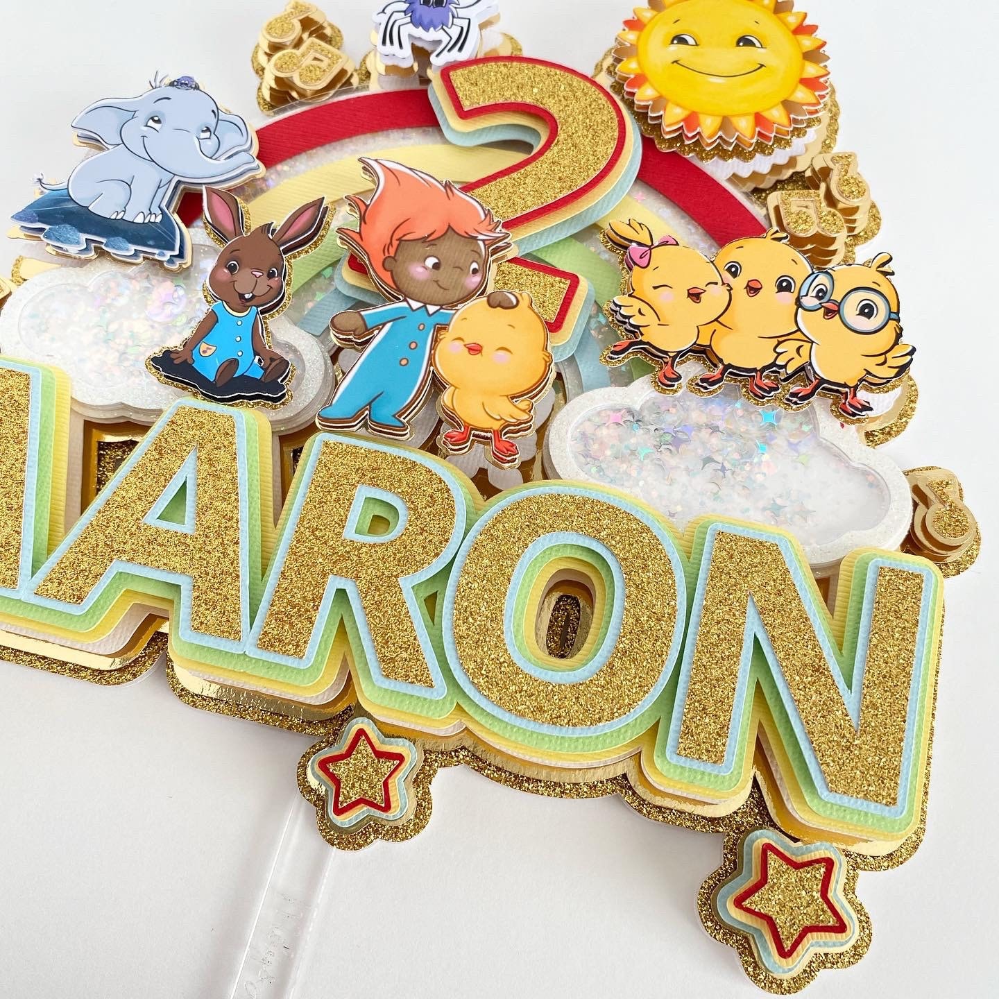 Canticos Cake Toppercanticos Cake Topper Shakerpollitos Cake - Etsy