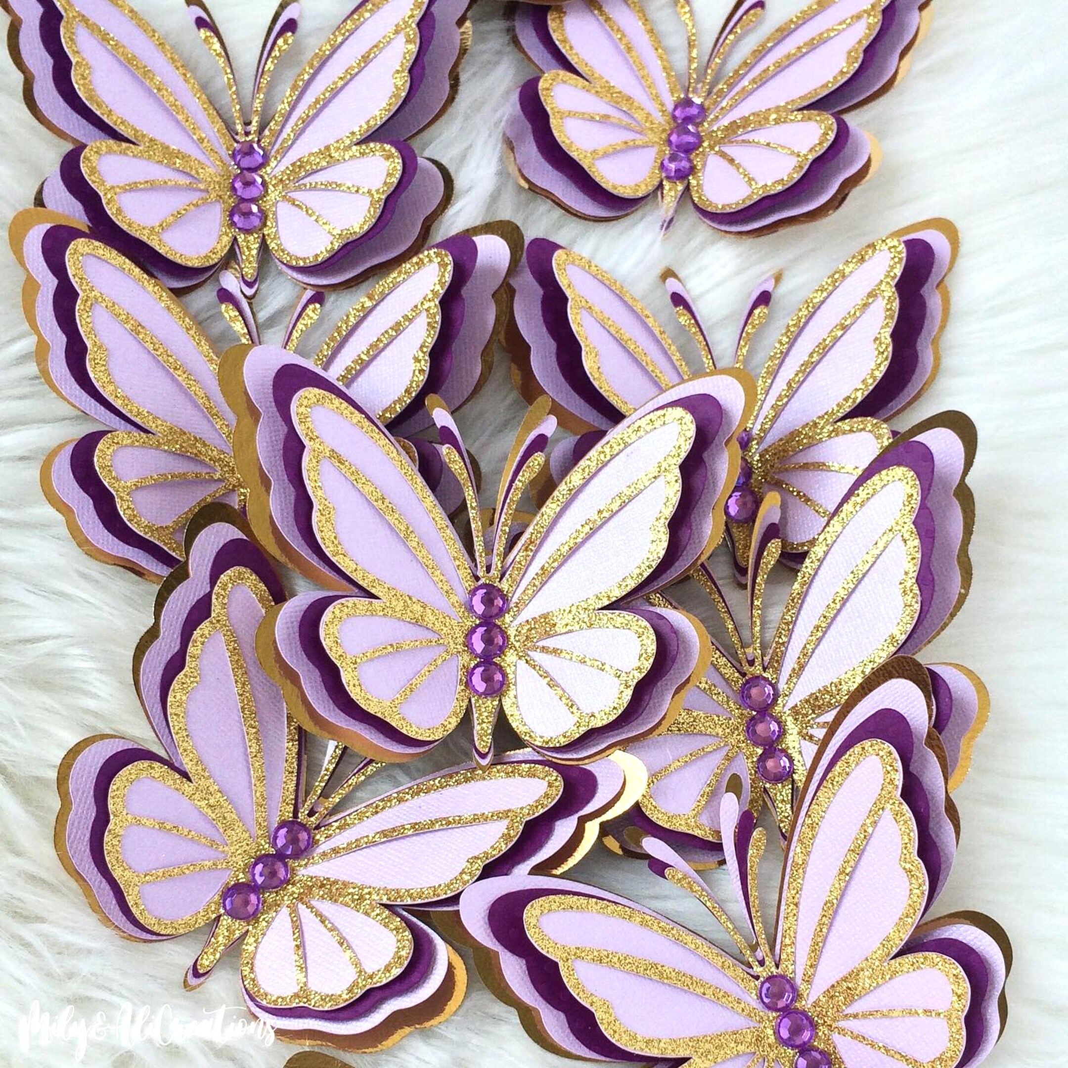 Large 3D Paper Butterflies, Nursery Wall Decor (7 Inch) - Etsy