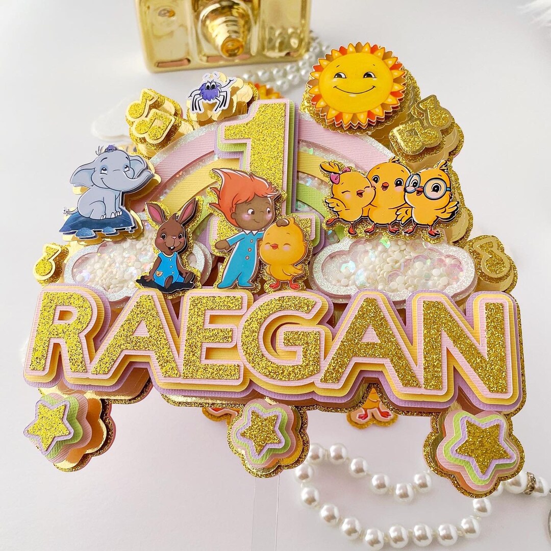 Canticos Cake Topper,canticos Cake Topper Shaker,pollitos Cake Topper ...