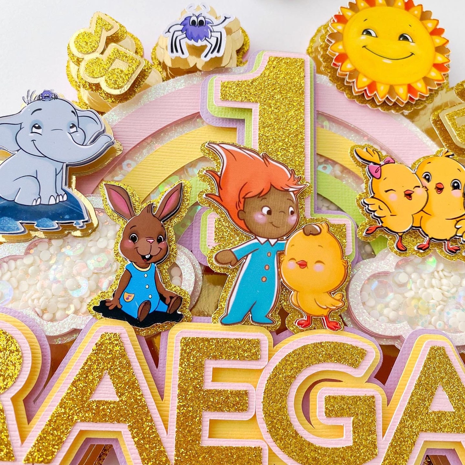 Canticos Cake Toppercanticos Cake Topper Shakerpollitos Cake - Etsy