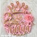 Princess Cake Topper Floral Princess Cake Topper Royal - Etsy