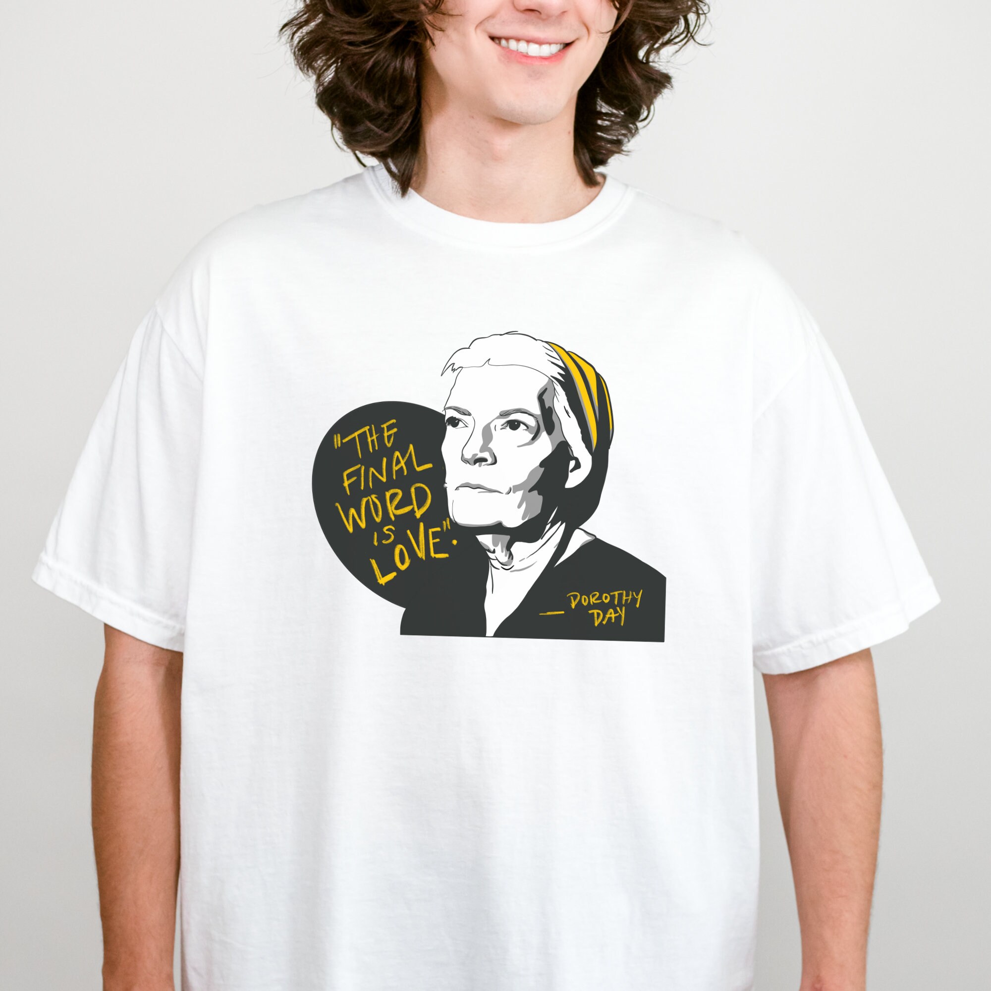 Dorothy Day Quote Shirt Catholic Gift for Woman Love Shirt for Social ...