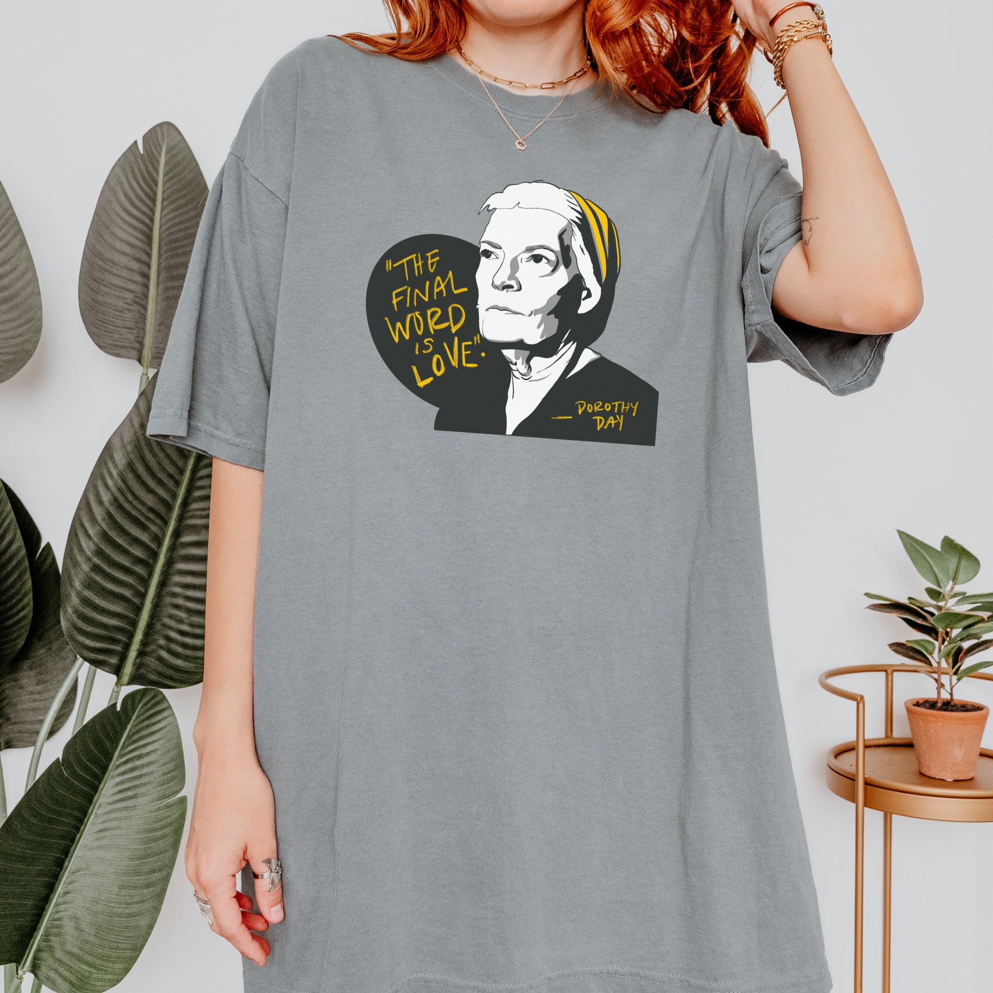 Dorothy Day Quote Shirt Catholic Gift for Woman Love Shirt for Social ...