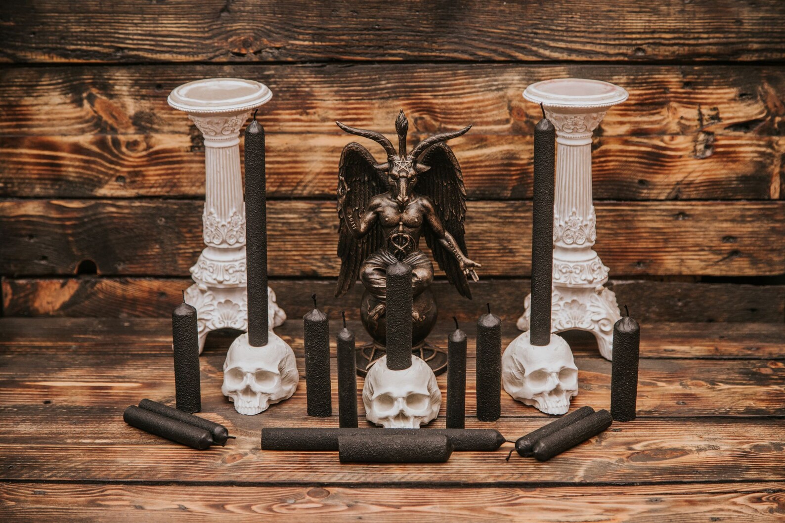 Black Kit Black Magic Voodoo Black Candle Black - Etsy