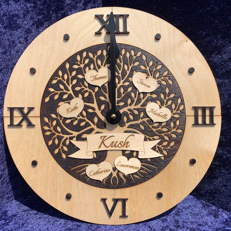 Tree Clock - Etsy