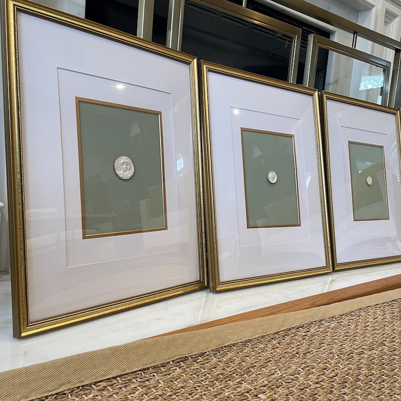 Framed Intaglios Green - Etsy