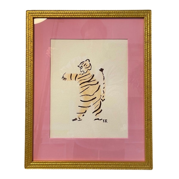Framed Tiger Print - Etsy