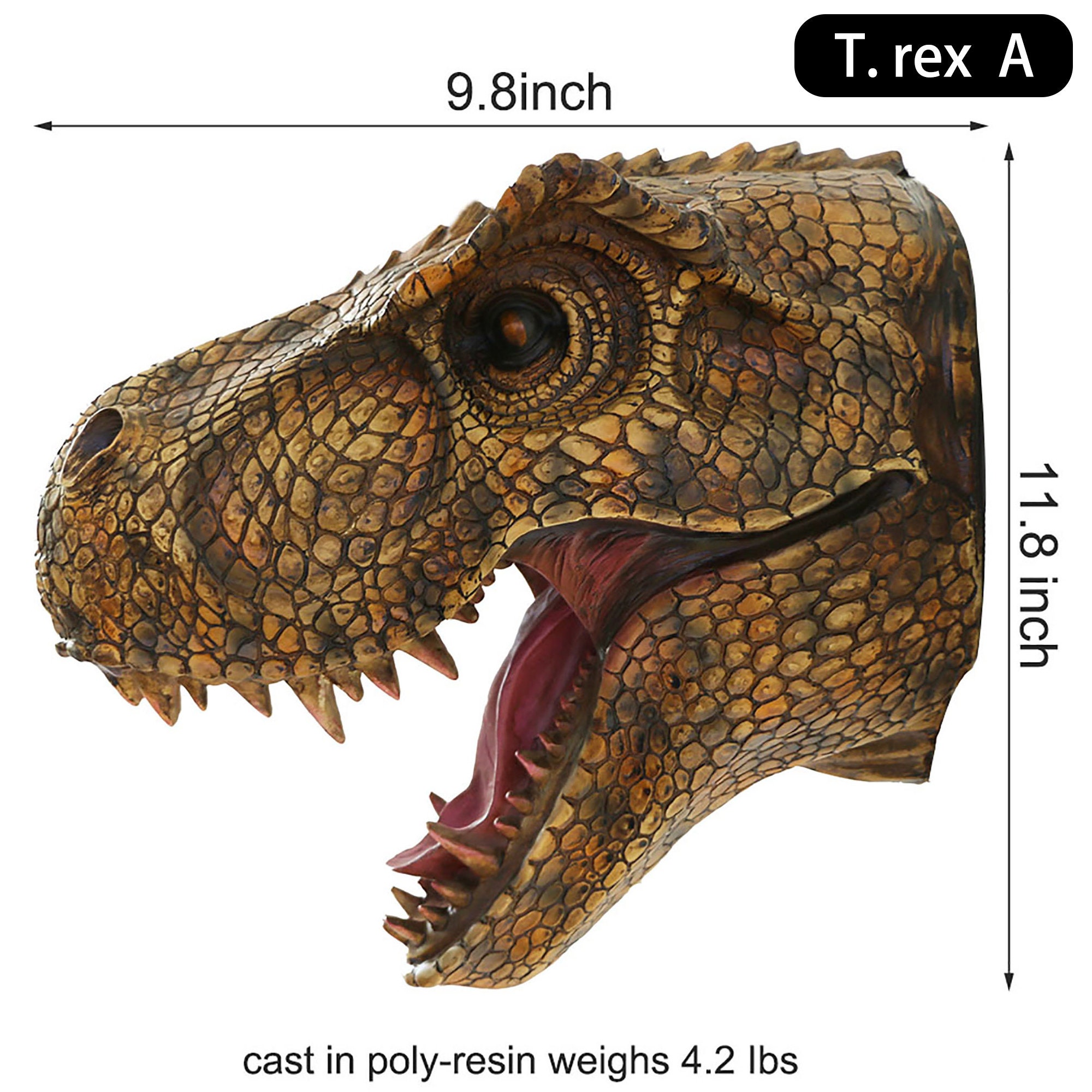 Jurassic Dinosaur Head Wall Hanging Faux Dinosaur Head Wall - Etsy
