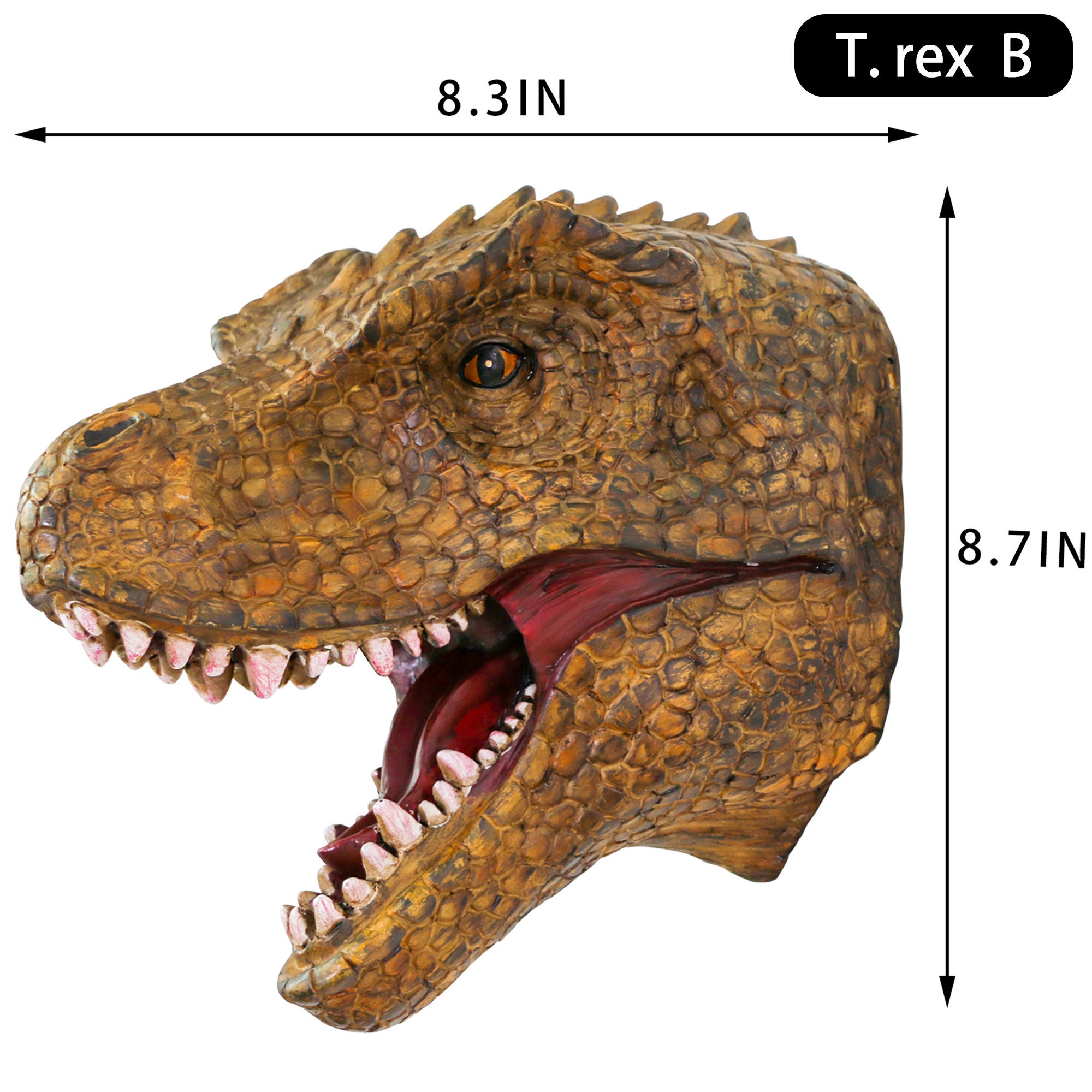 Jurassic Dinosaur Head Wall Hanging Faux Dinosaur Head Wall - Etsy