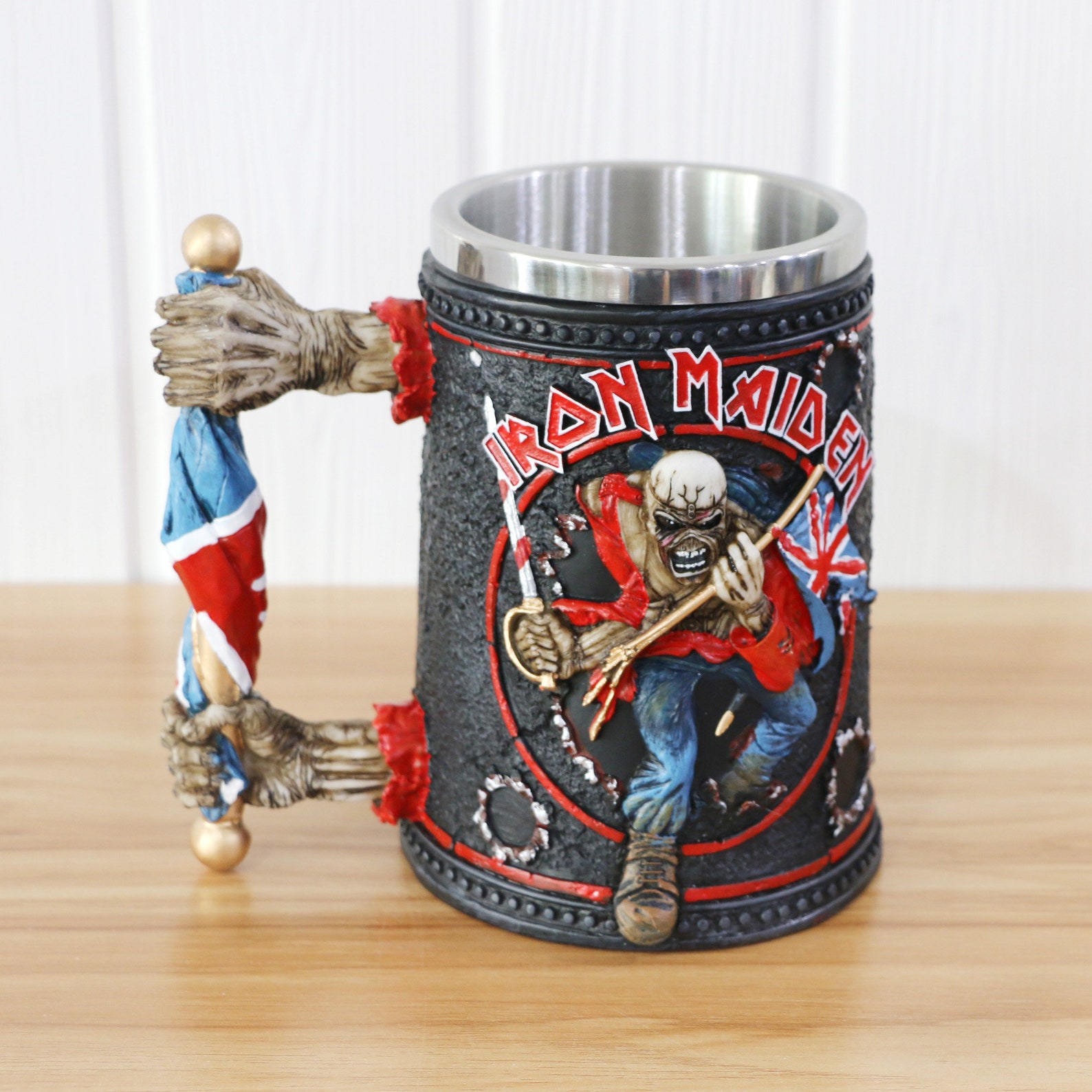 Iron Maiden Tankard Mug Iron Maiden Cup 14cm Black | Etsy