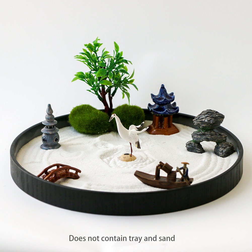 Japanese Zen Garden Accessories Kit Japan Miniature Fairy Garden Set ...