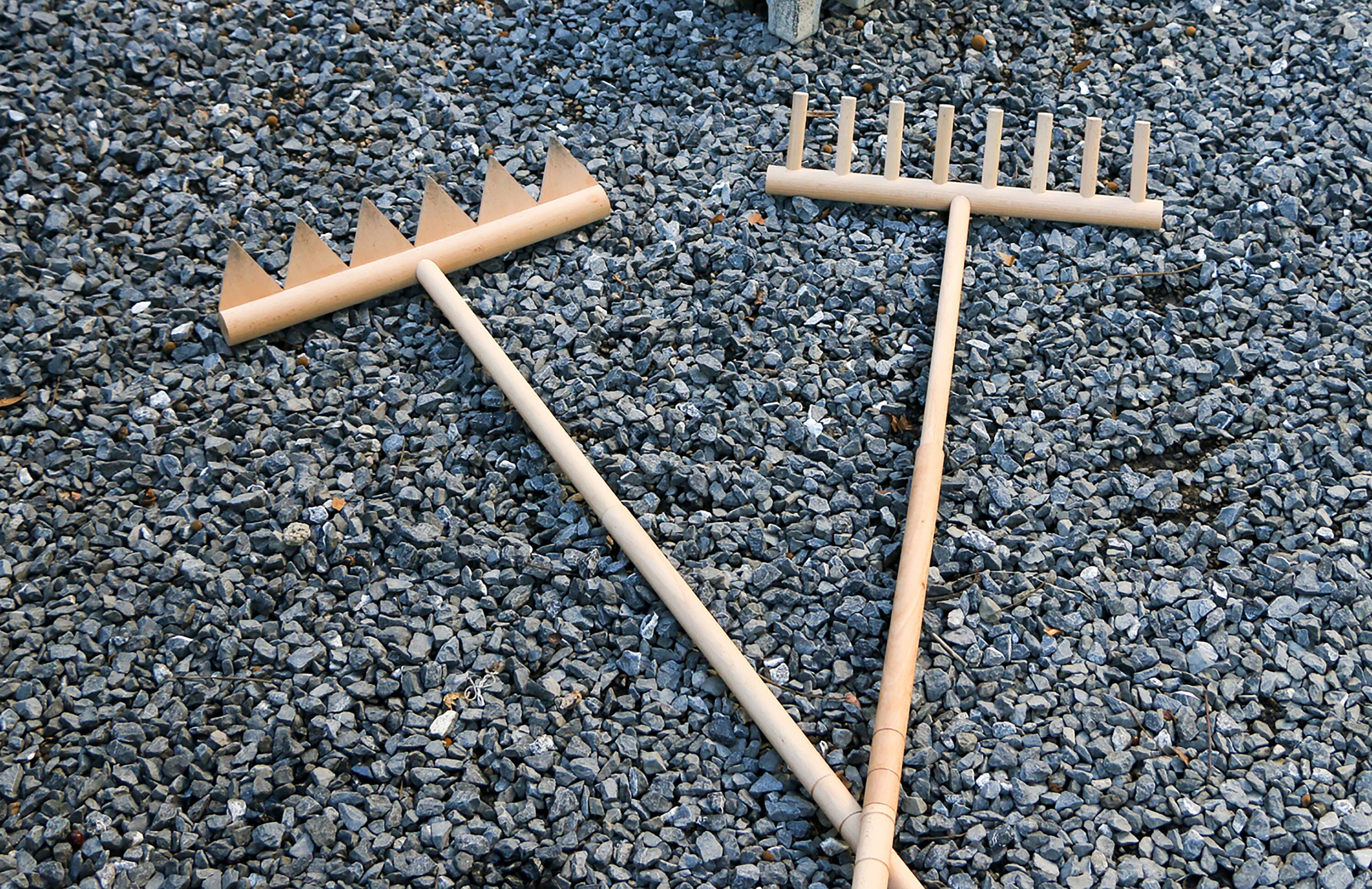 Rake And Zen Sand