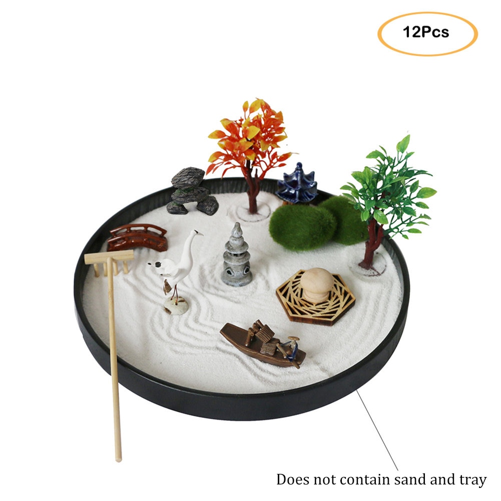Japanese Zen Garden Accessories Kit Japan Miniature Fairy Garden Set ...
