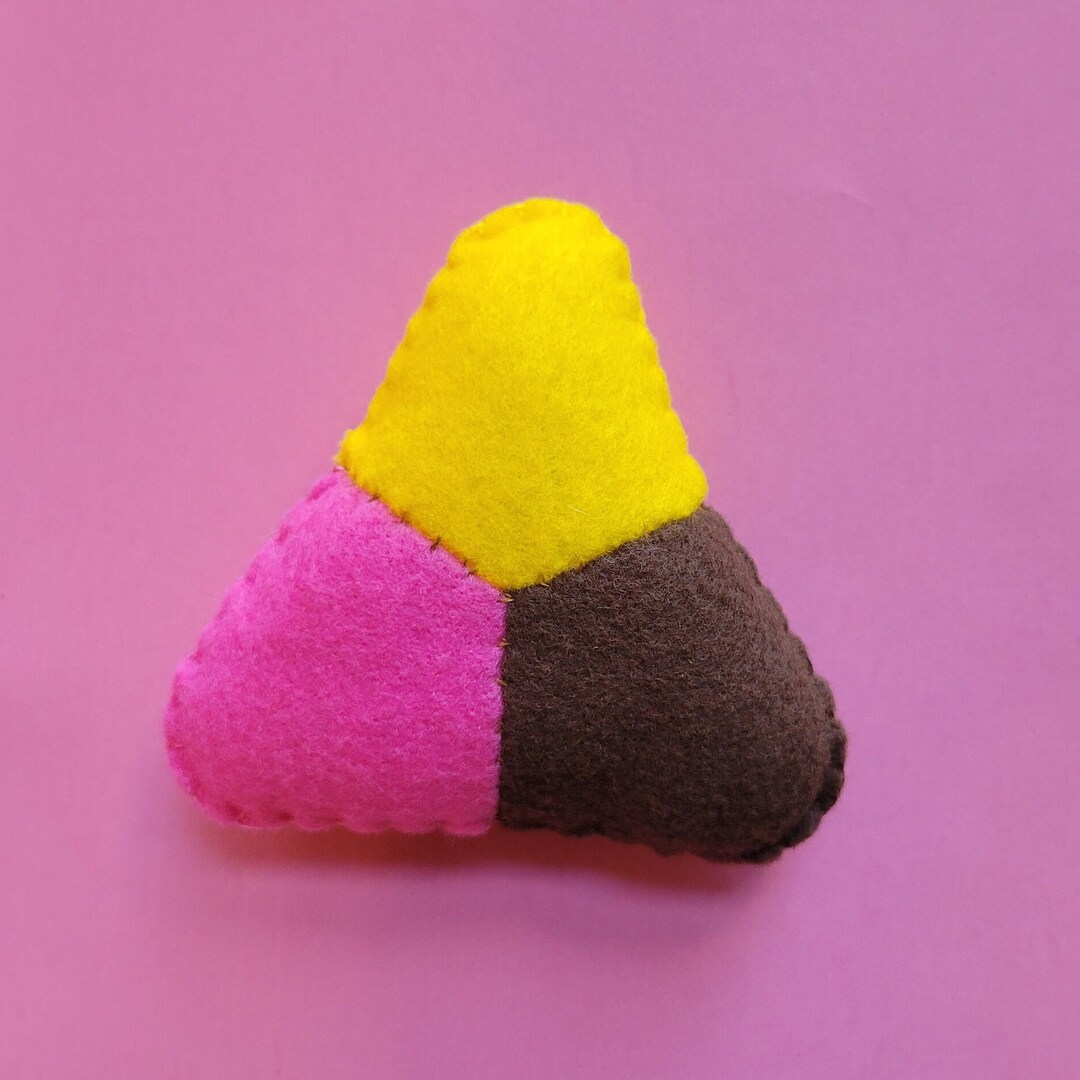 Polvoron Tricolor Felt Pan Dulce - Mexican Pan Dulce - Plush - Felt ...