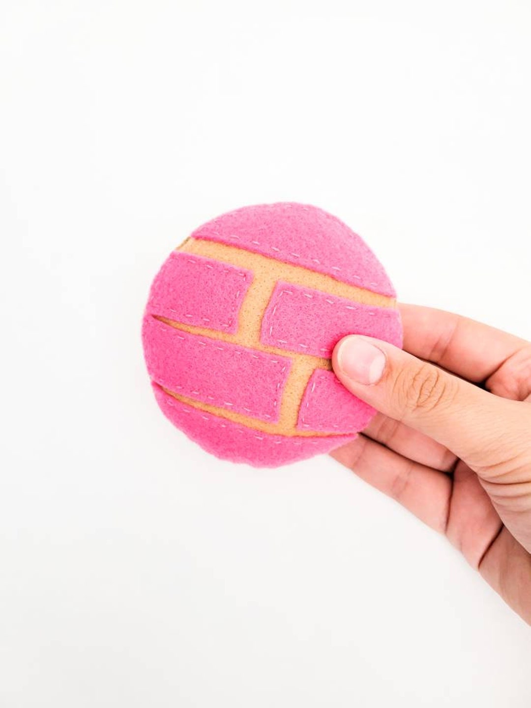 Pink Mini Felt Pan Dulce Concha - Mexican Pan Dulce - Plush - Felt Food ...