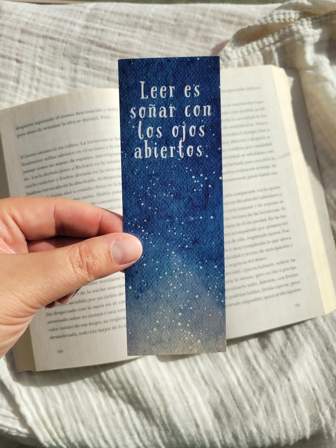 Leer Es Soñar Con Los Ojos Abiertos Bookmark - Spanish Bookmark - Etsy