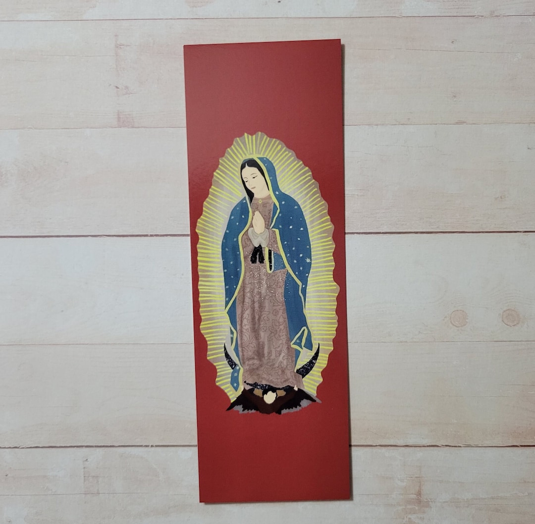 Guadalupe Bookmark Our Lady of Guadalupe Bookmark Virgen - Etsy