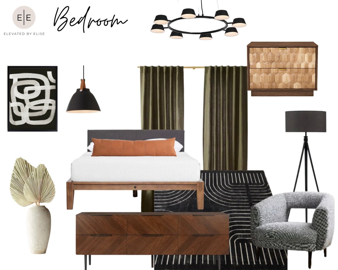 Mood Board, Room Design, Interior Design, Interior Decorating - Modern ...