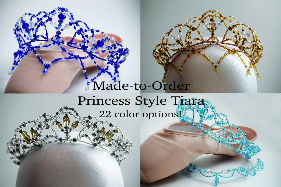 Made-to-order Princess Style Crystal Tiara - Professional Beaded ...