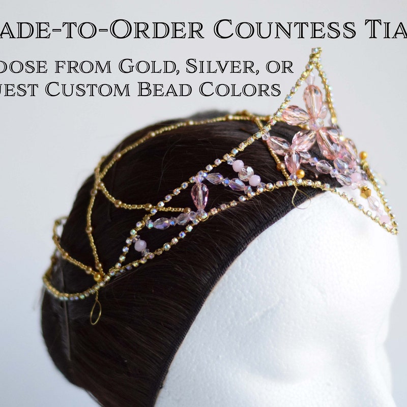 Beaded Tiara - Etsy