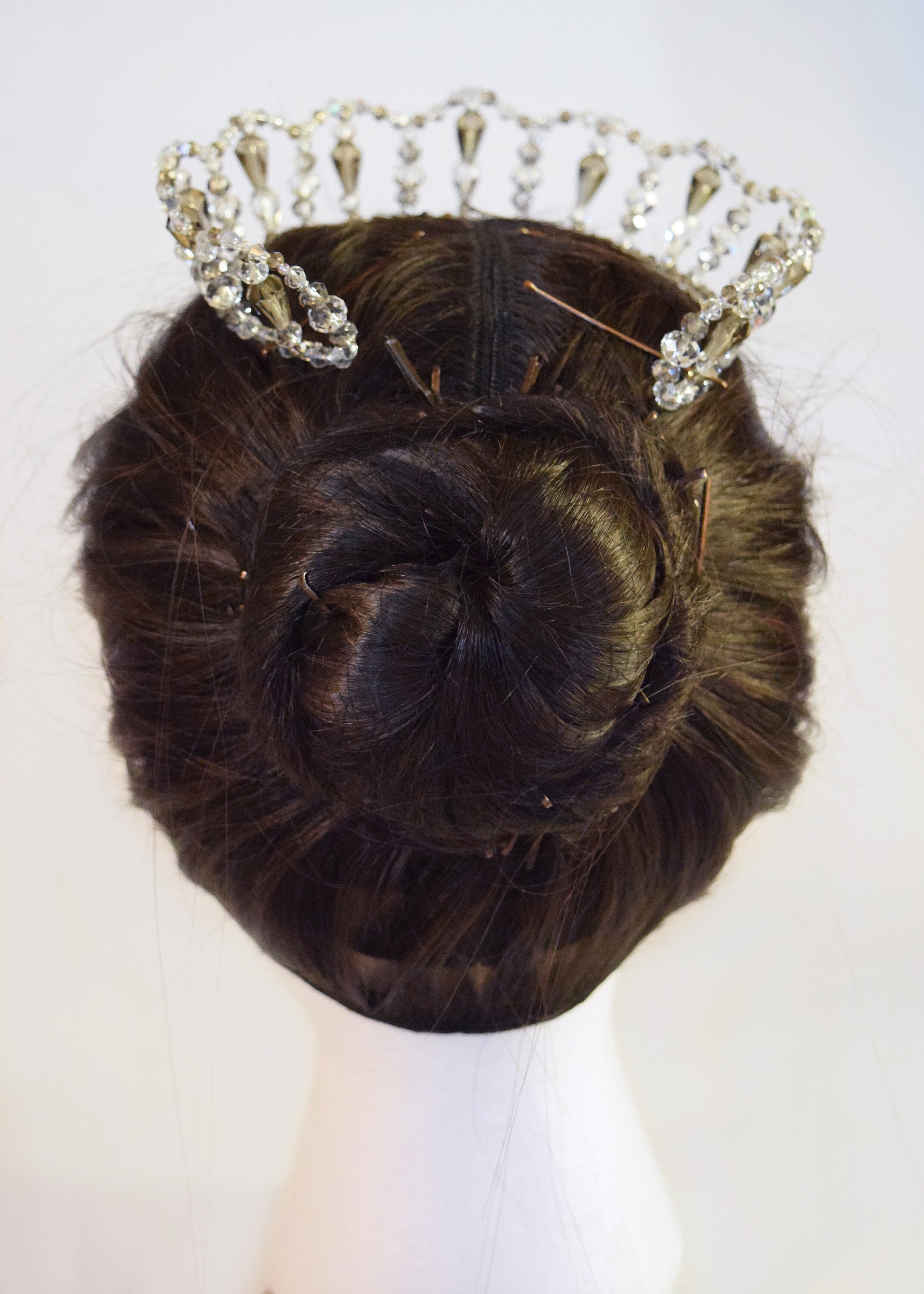 Made to Order Clear and Gray Dryad Style Crystal Tiara - Etsy