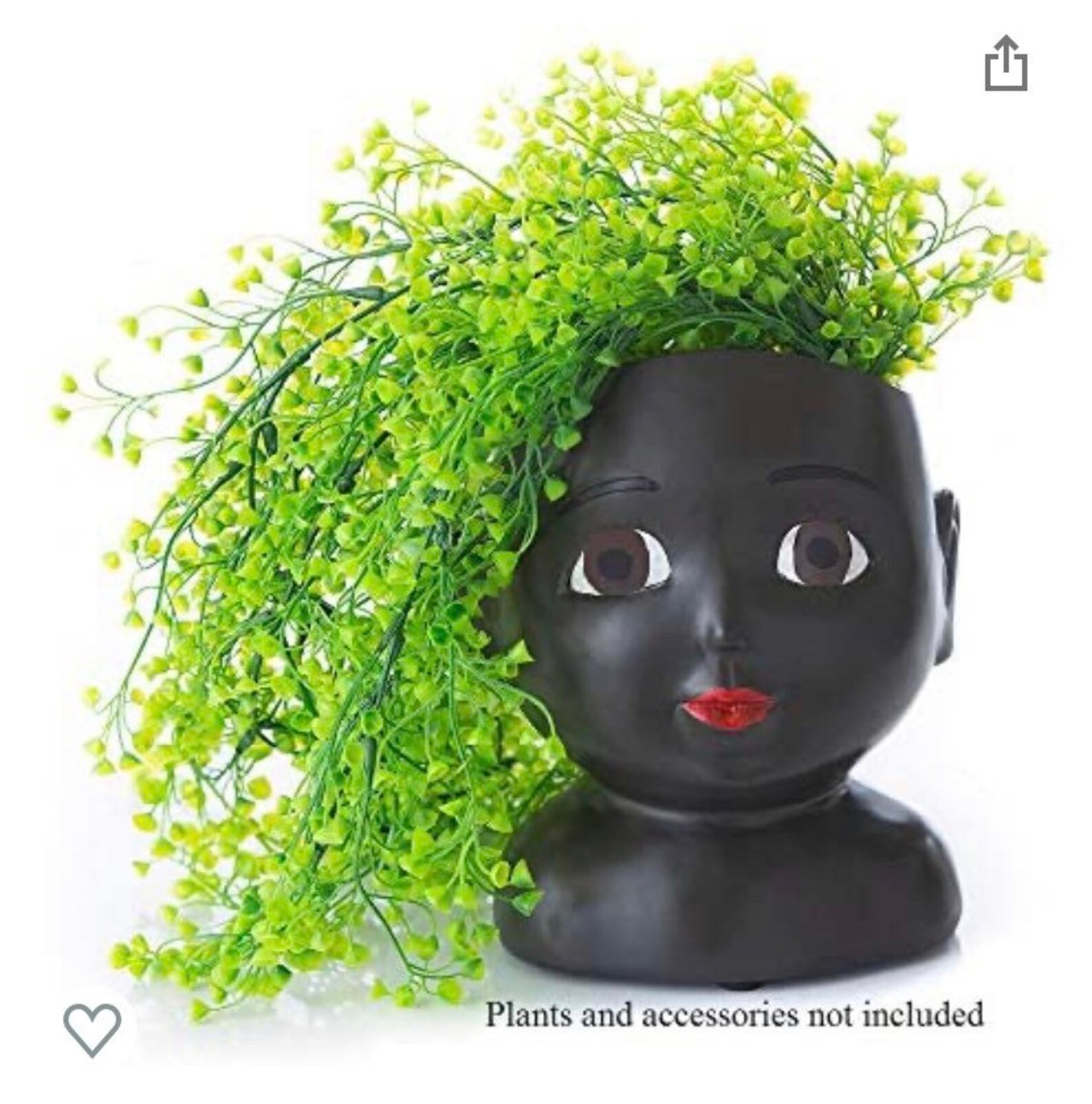 Face Flower Pot Head Planter Pot Succulent Planter Cute Resin - Etsy