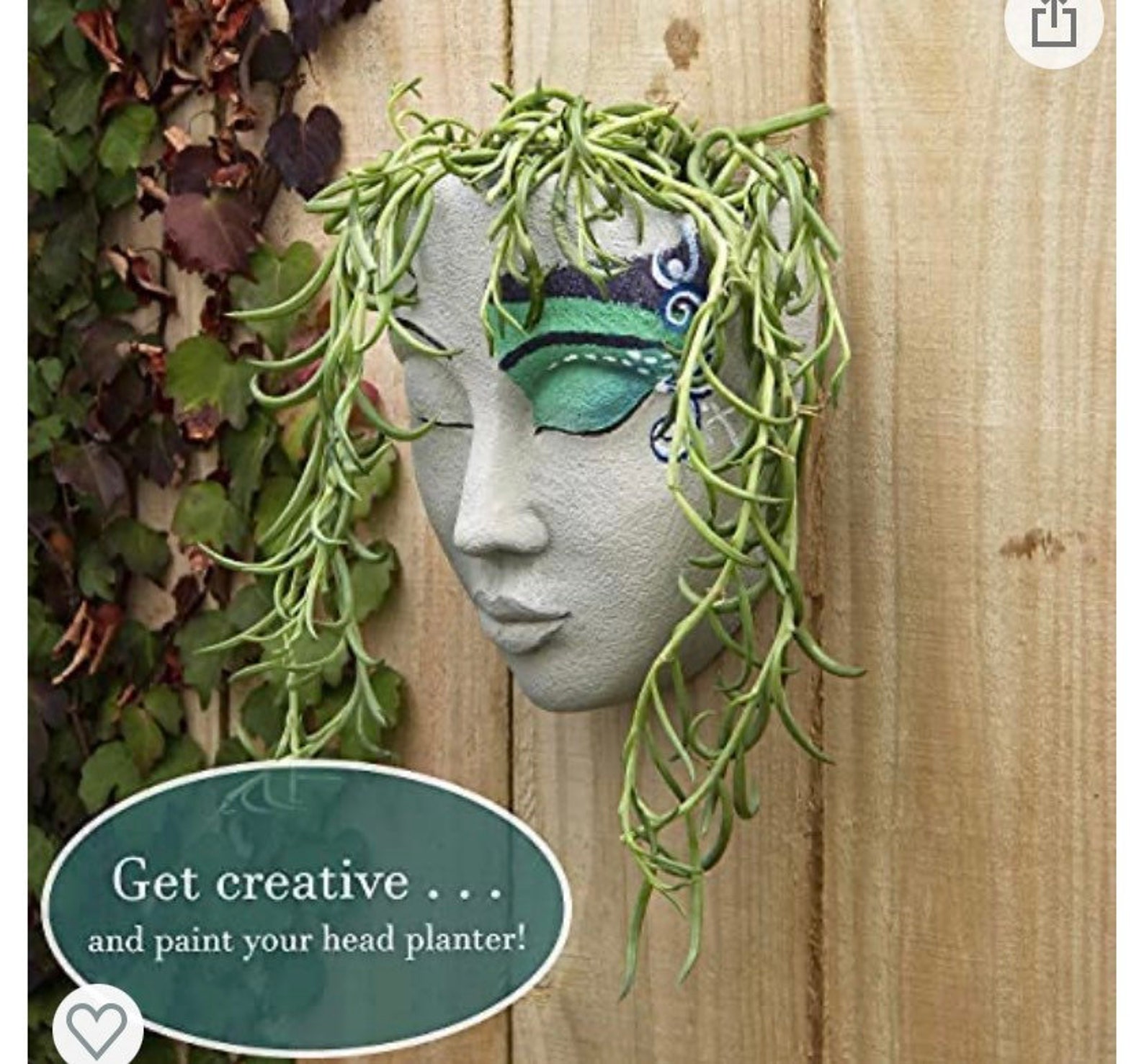 Face Flower Pot Head Planter Pot Succulent Planter Cute Resin | Etsy