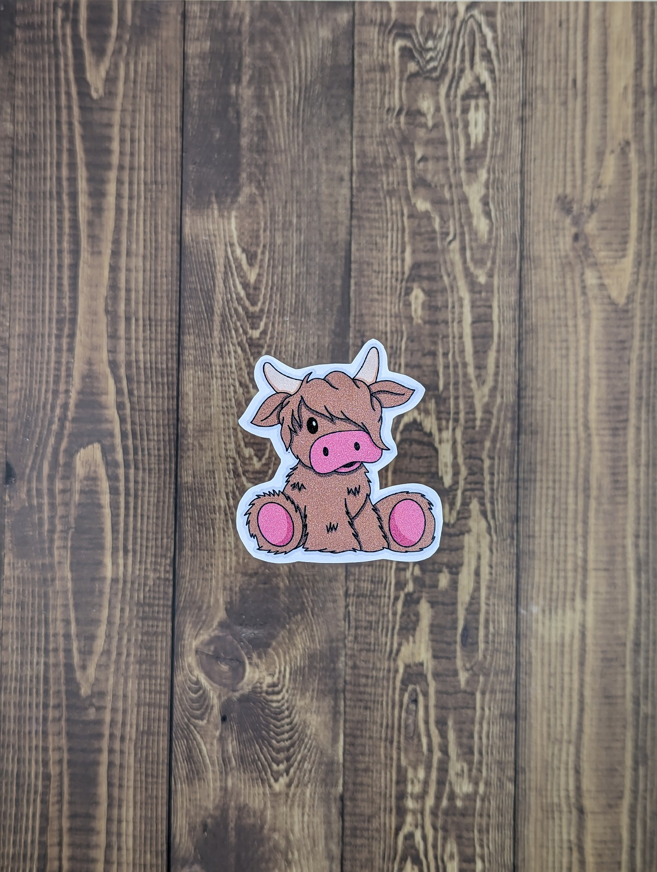 Highland Cow Sticker - Etsy