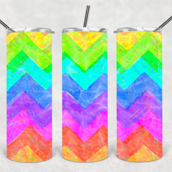 Chevron Neon - Etsy