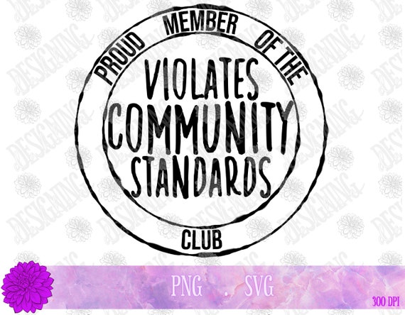 Violates Community Standards PNG Social Media Facebook Jail | Etsy