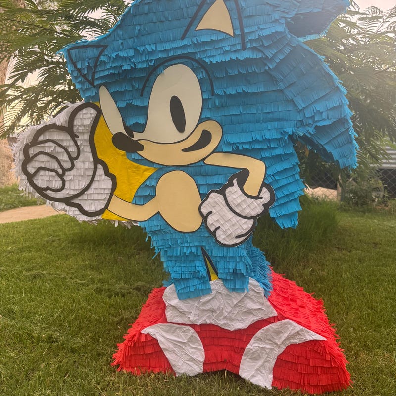 Sonic the Hedgehog Pinata - Etsy