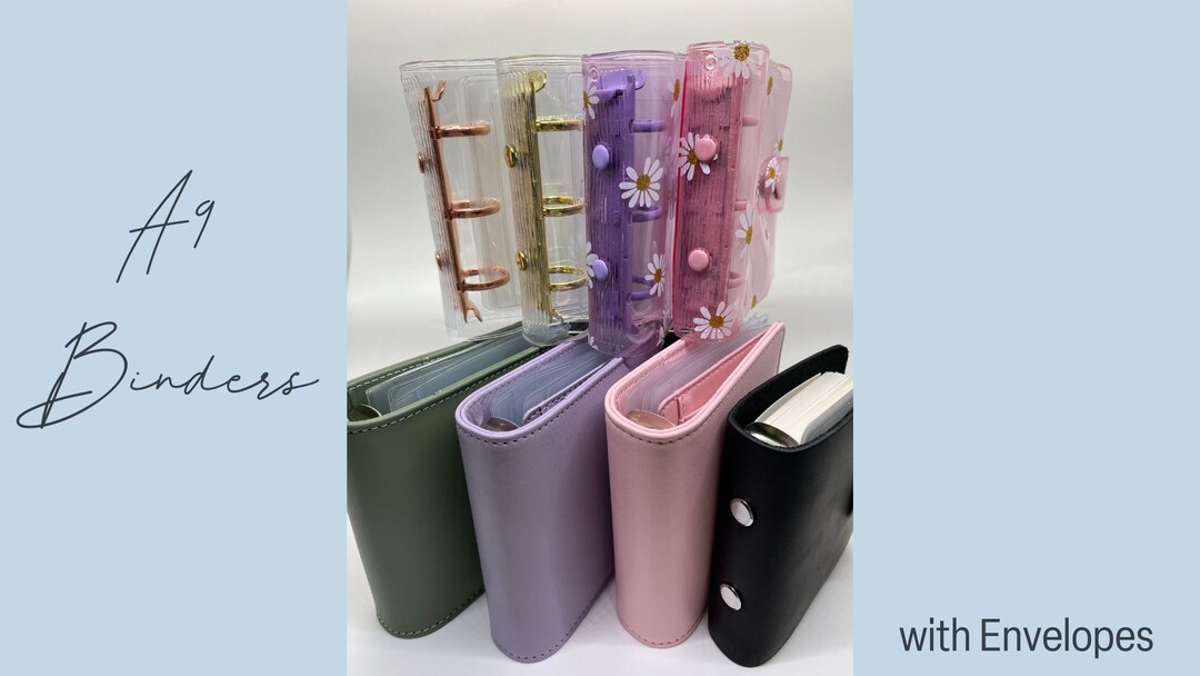 A9 Binder With Envelopes for Wallet Weekly Spending - Etsy