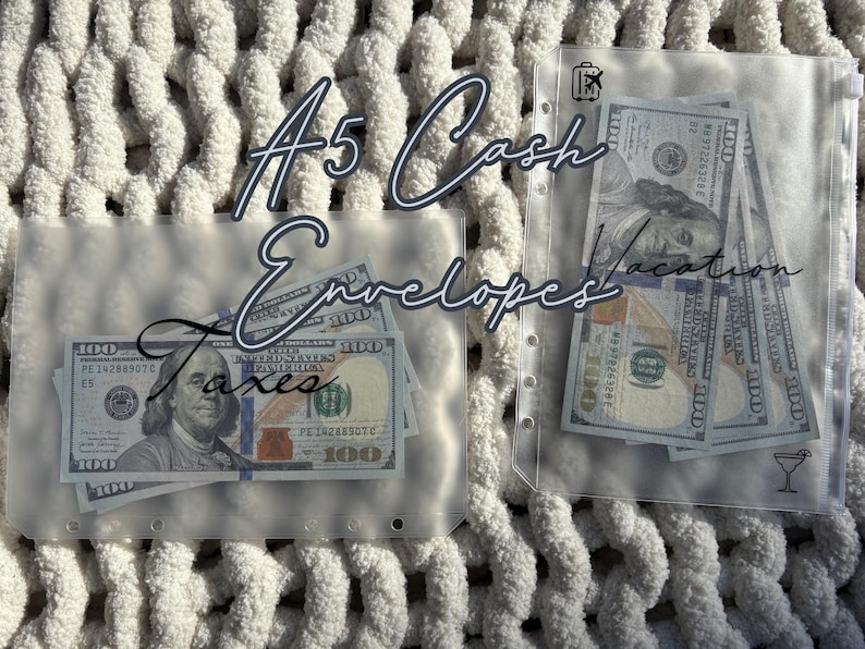 A5 Cash Envelopes for Personalized Budgeting System - Etsy