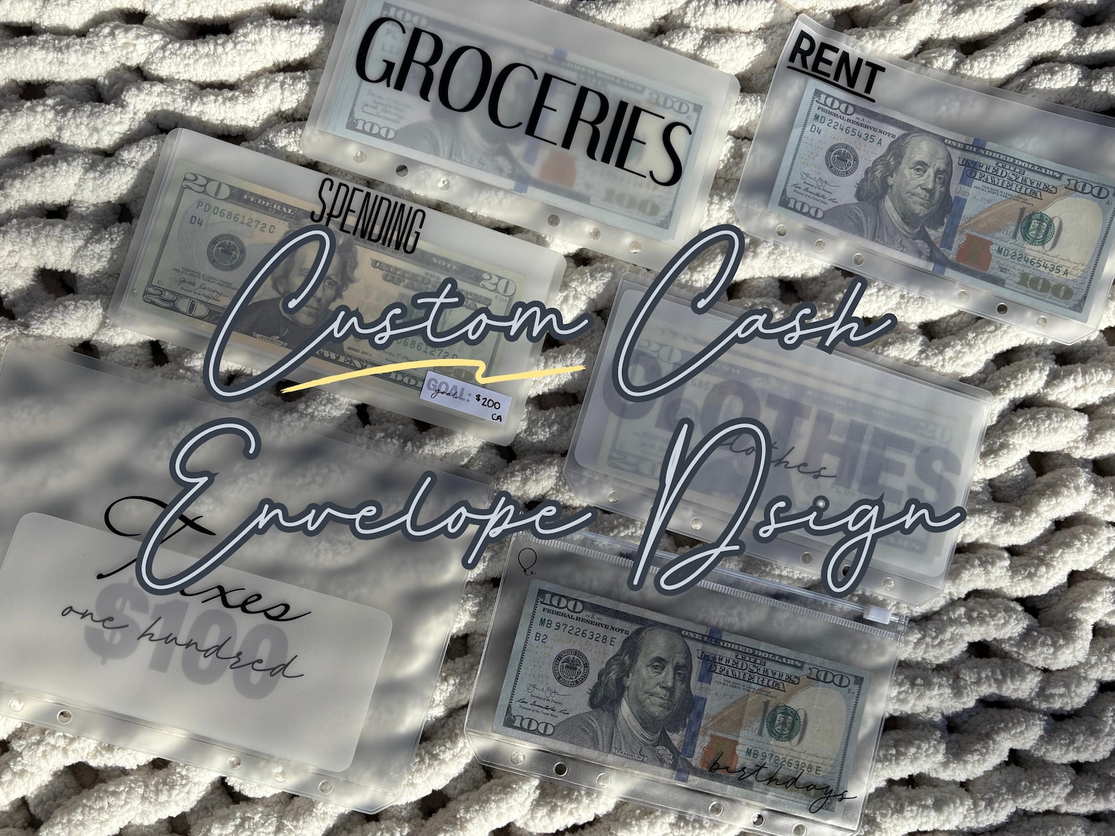 CUSTOM Cash Envelope Design - Etsy