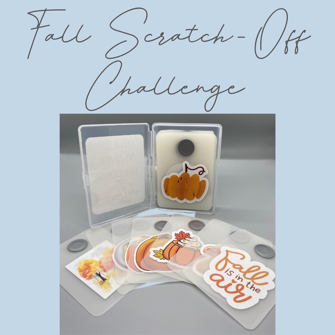 Fall Scratch-off Savings Challenge: 25 Scratch-off Cards With Envelope ...