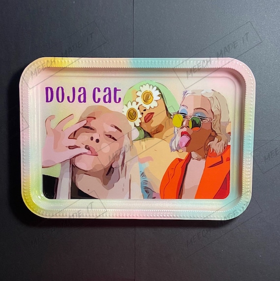 Doja Cat Inspired Rolling Tray Set 4 Piece Rolling Tray - Etsy