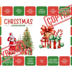 Printable Christmas Board Game for Kids and Families – Fun Holiday ...