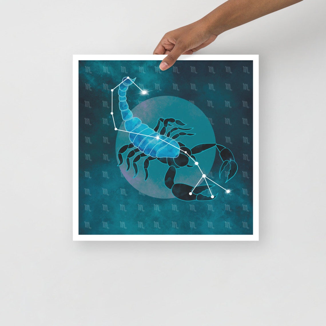 Scorpio Constellation Art Print, Scorpio Gift for Her, Scorpio Zodiac ...