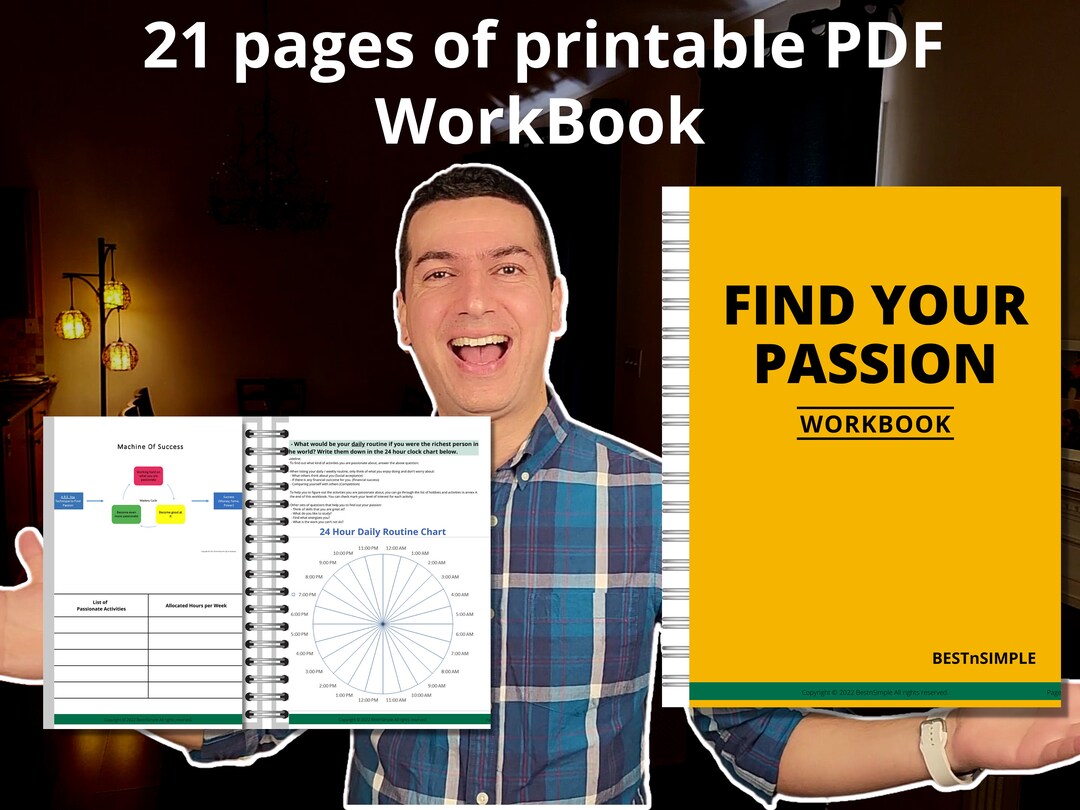 Find Your Passion Workbook - Etsy