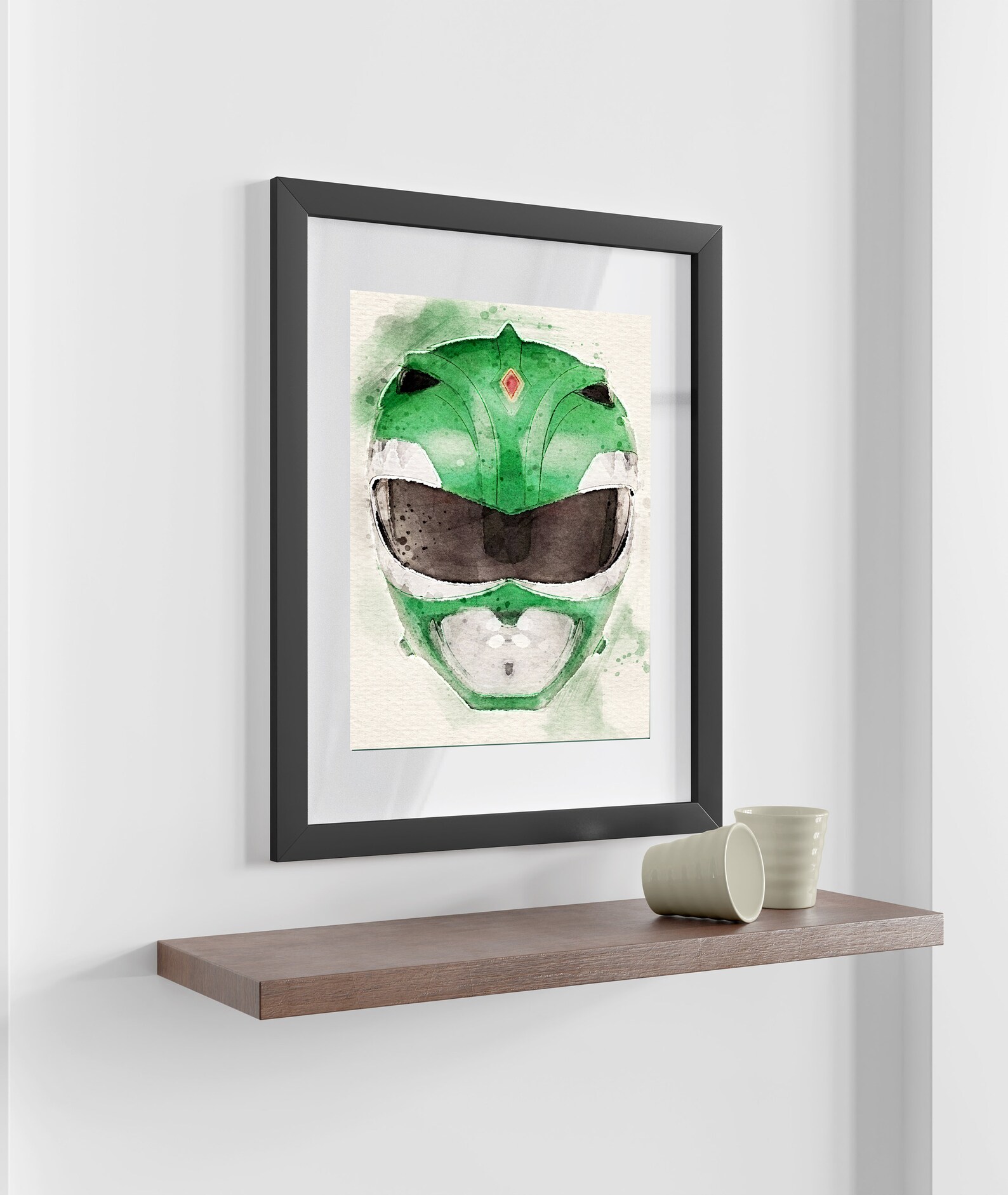Mighty Morphin' Power Rangers Watercolor Digital Download: - Etsy