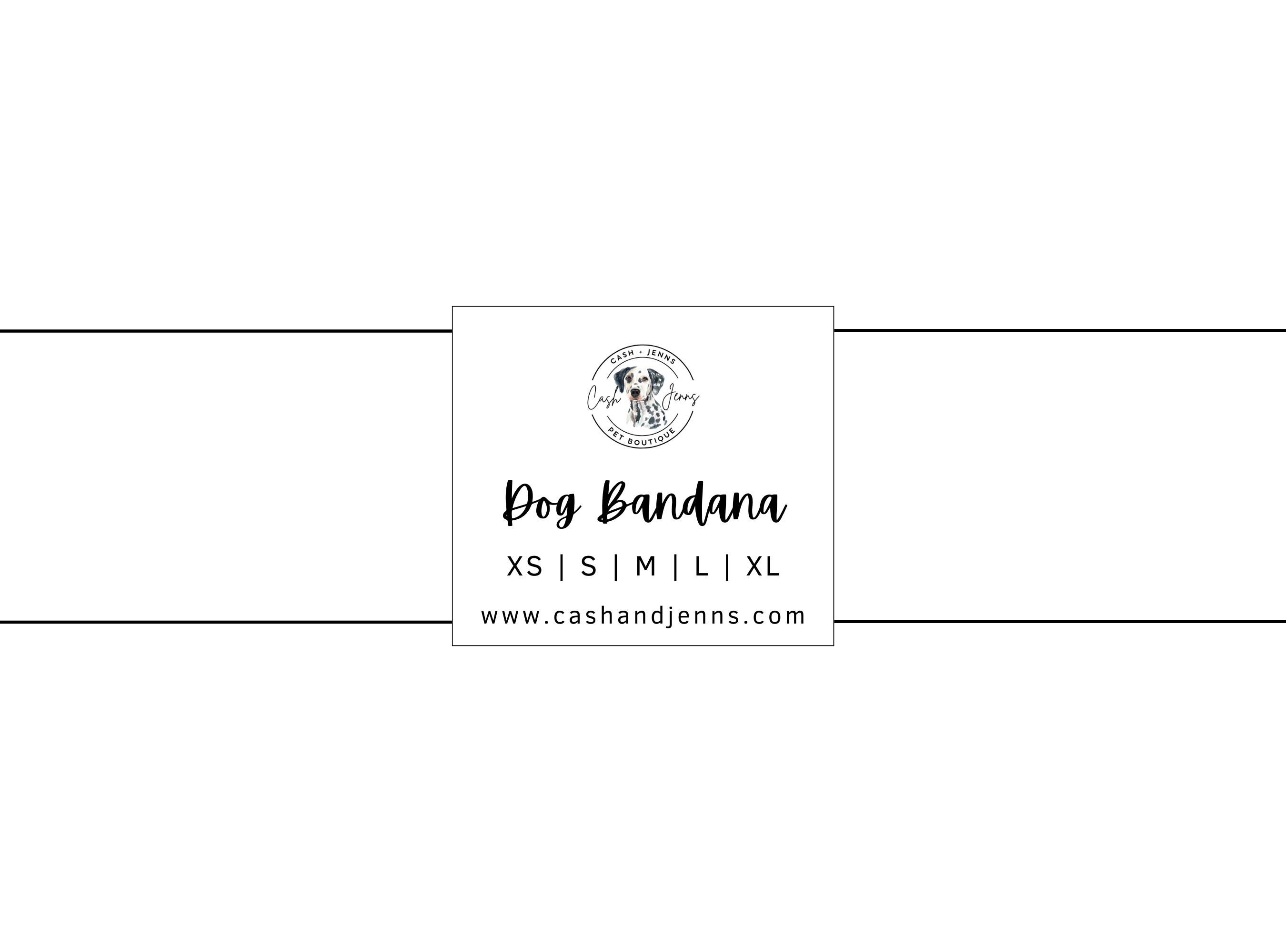 Editable Dog Bandana Labels Dog Bandana Packaging Labels - Etsy UK