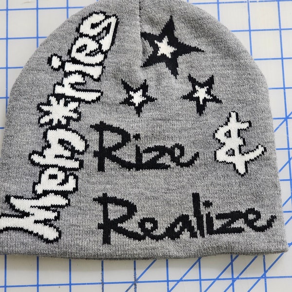Graphic Beanie - Etsy