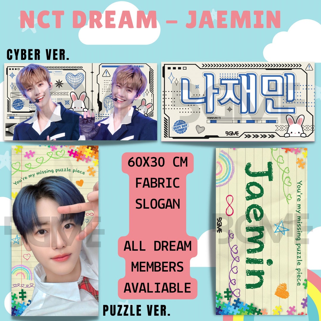 NCT DREAM Fabric Slogan Banner Cheering Kit - Etsy