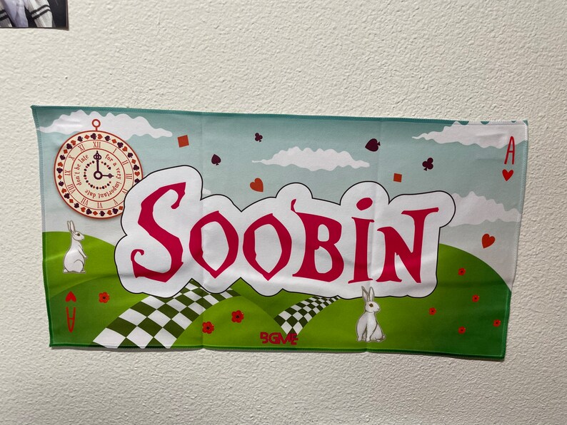 TXT Fabric Slogan Banner Cheering Kit - Etsy