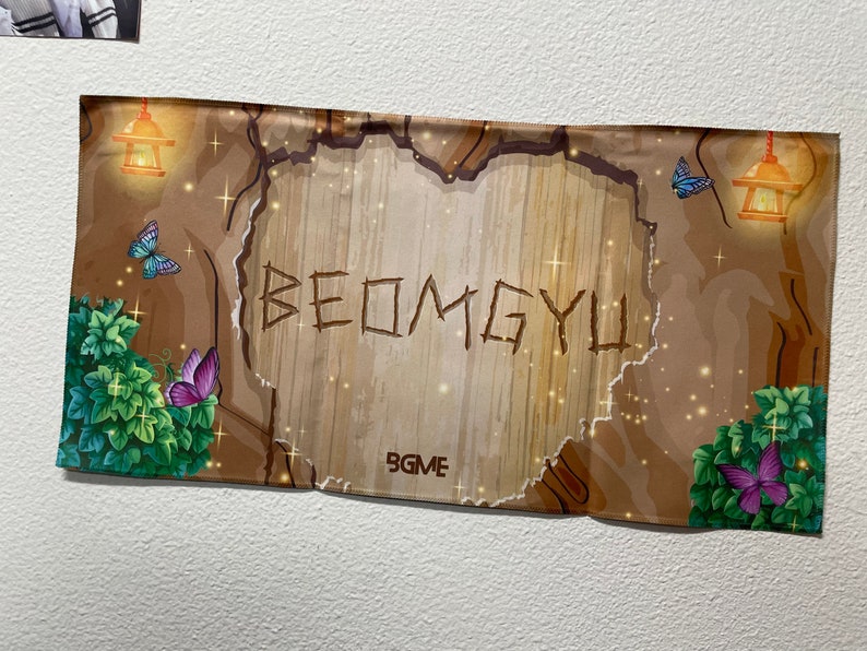 TXT Fabric Slogan Banner Cheering Kit - Etsy