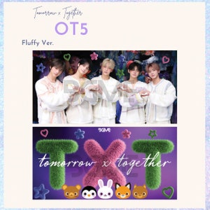 TXT Fabric Slogan Banner Cheering Kit - Etsy